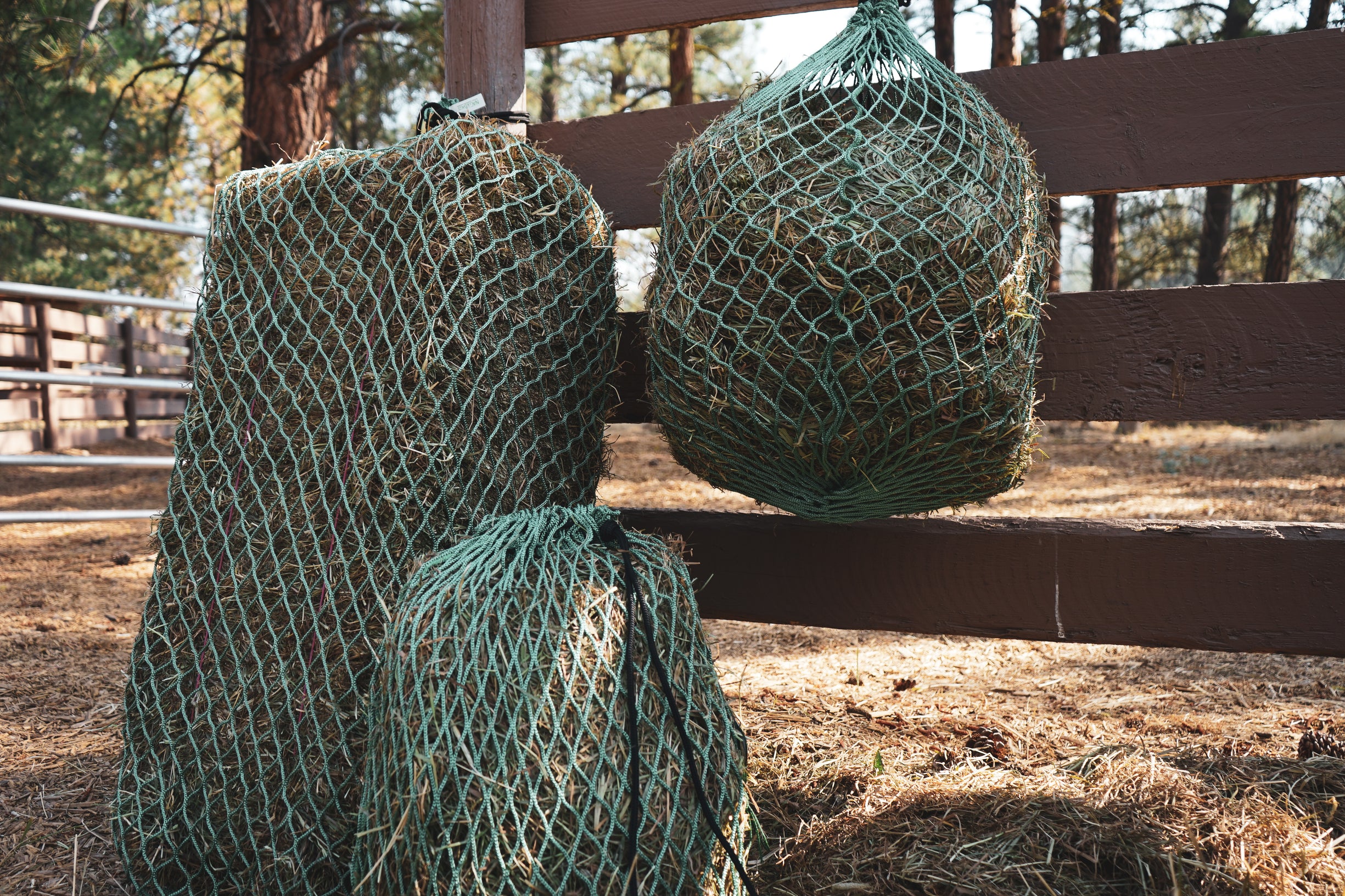 Nag Bags Slow Hay Feeders - Top Quality, Knotless Netting – NAG Bags